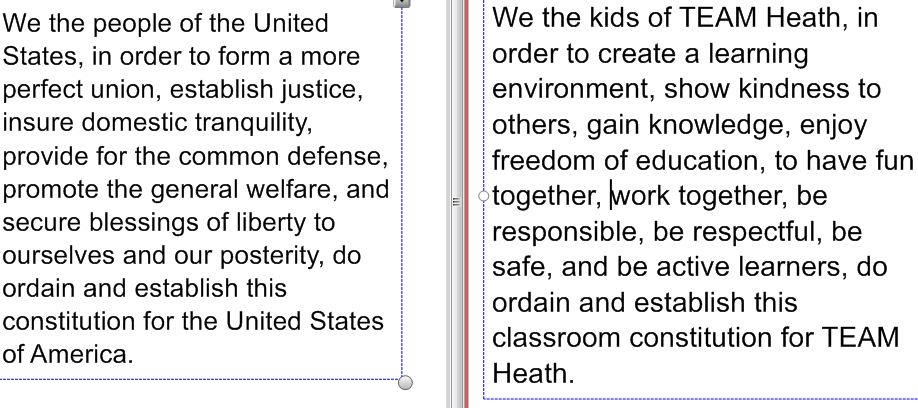 Sliding into 2nd Grade with Mrs. Heath and Team: Classroom Constitution