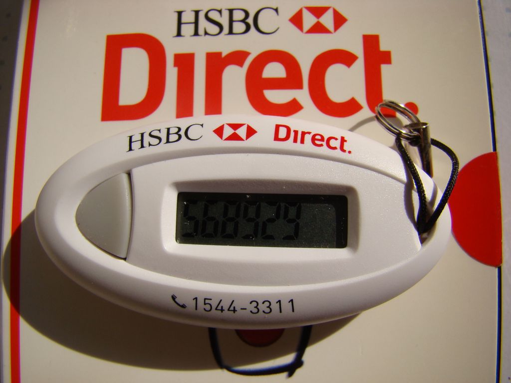 이체 수수료 무료의 HSBC 다이렉트. OTP도 무료로 지급하지만