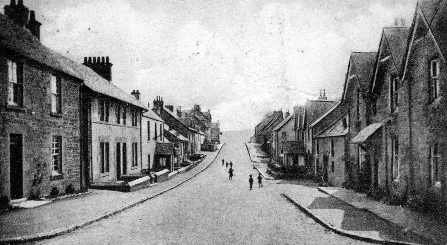 Tour Scotland: Old Photographs Main Street Gartmore Scotland