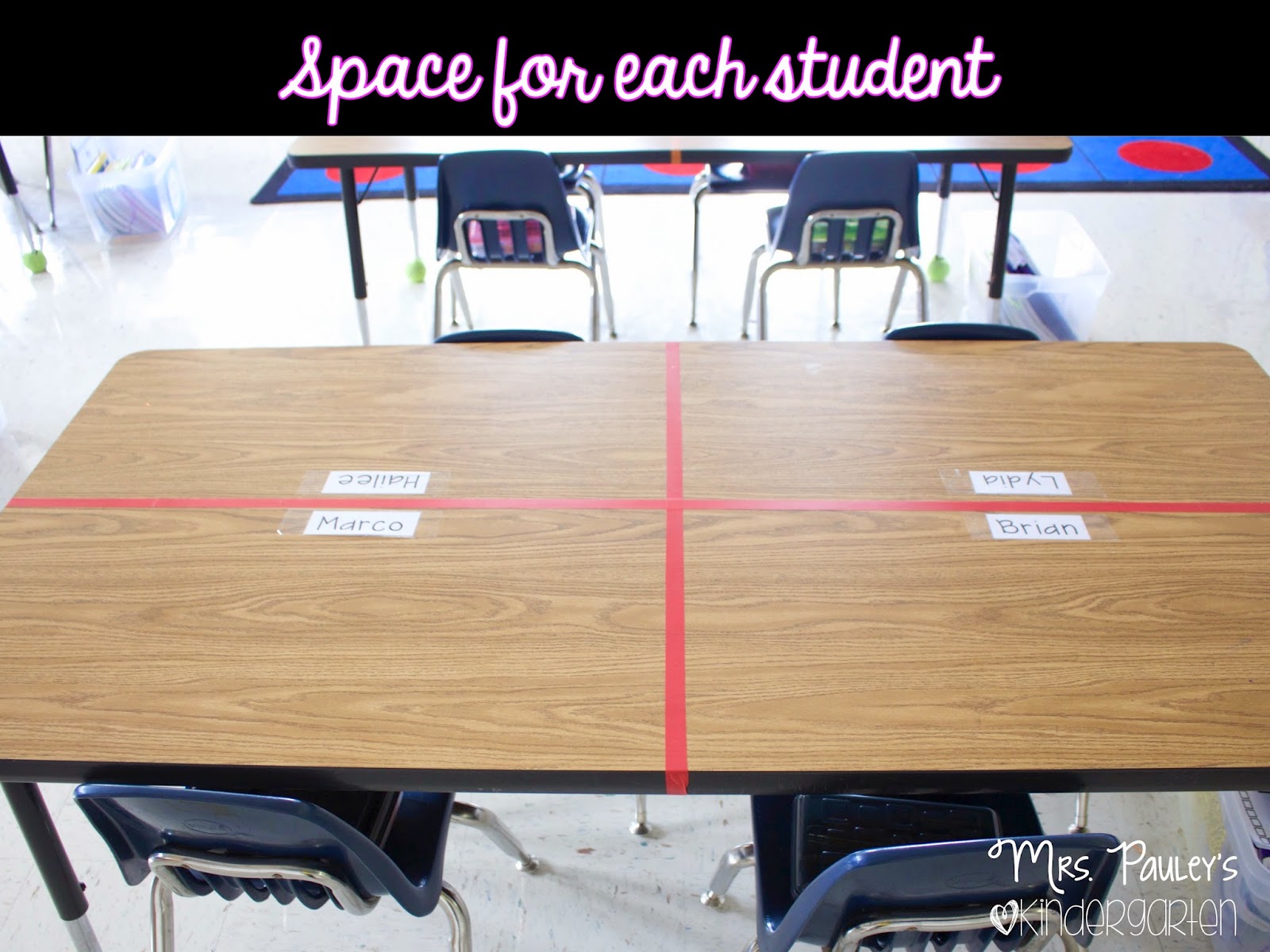 Teaching Personal Space - Mrs. Pauley's Kindergarten