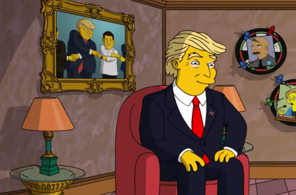 LOOK: President Duterte appears on hit american cartoon, 'The Simpsons'