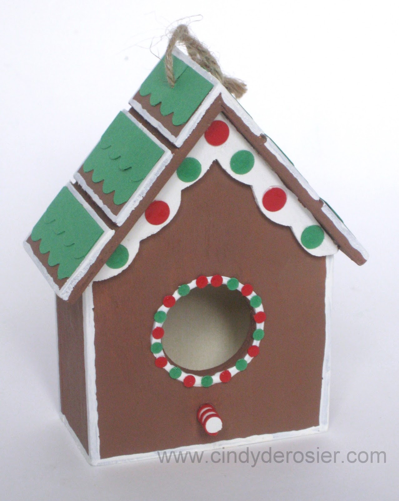 Gingerbread Birdhouse Pattern