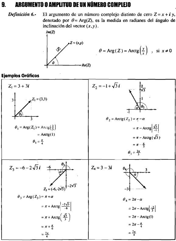 NÚMEROS COMPLEJOS EJERCICIOS Y PROBLEMAS RESUELTOS DE MATEMATICAS DE ...