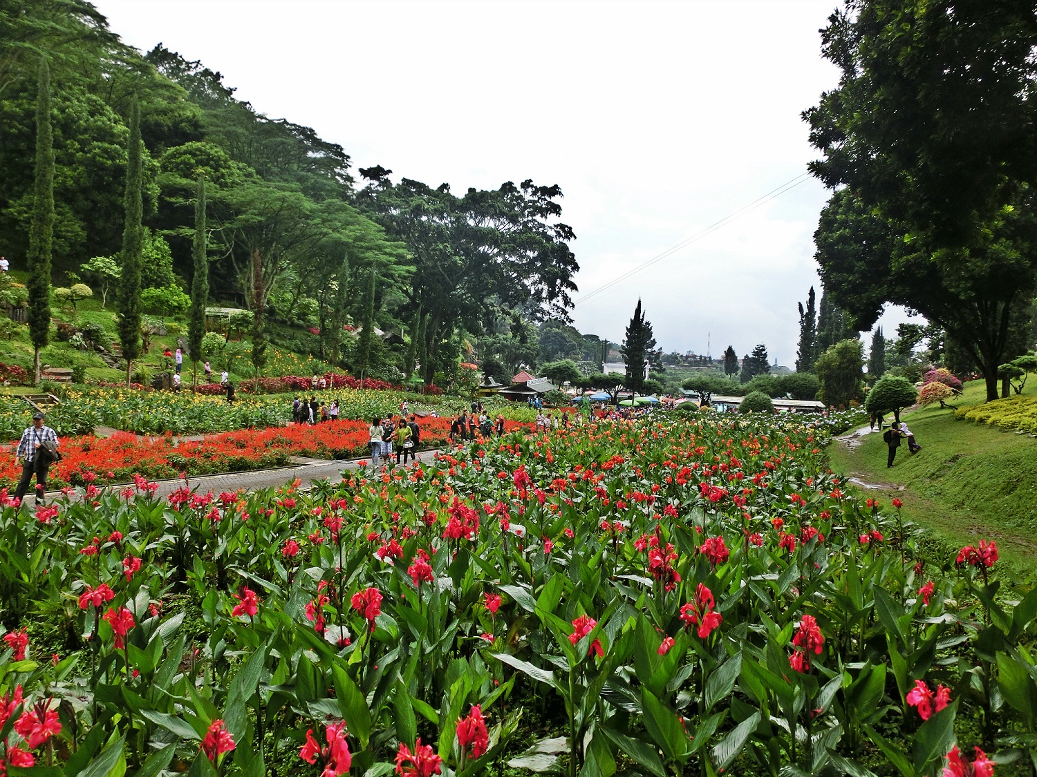 Indonesia Tourism: Aquatic Park insides Flower Garden - SELECTA, East ...