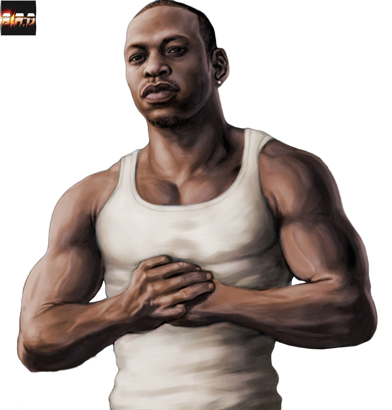 Render Carl Johnson Grand Theft Auto San Andreas