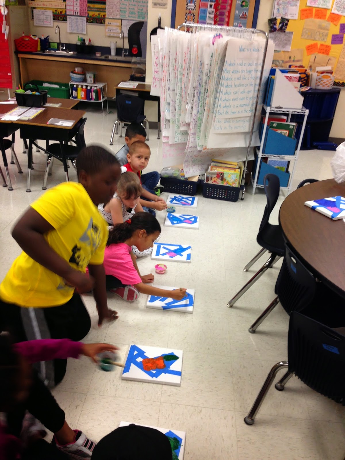 Bishop's Blackboard: An Elementary Education Blog: Assembly Line Art