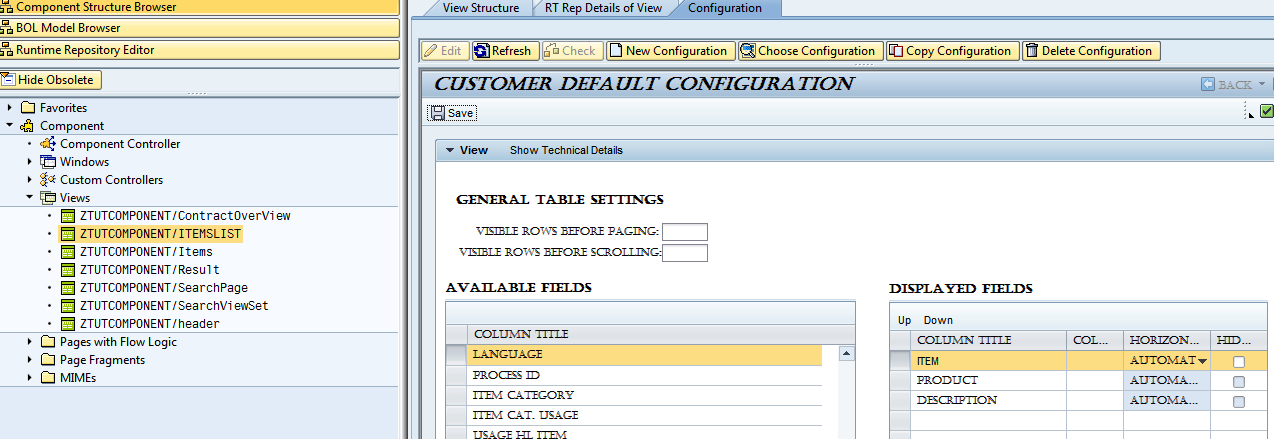 SAP CRM WEBCLIENT-3: CREATING TABLE VIEW FOR LINE ITEMS WITH DEPENDENT CONTEXT NODES
