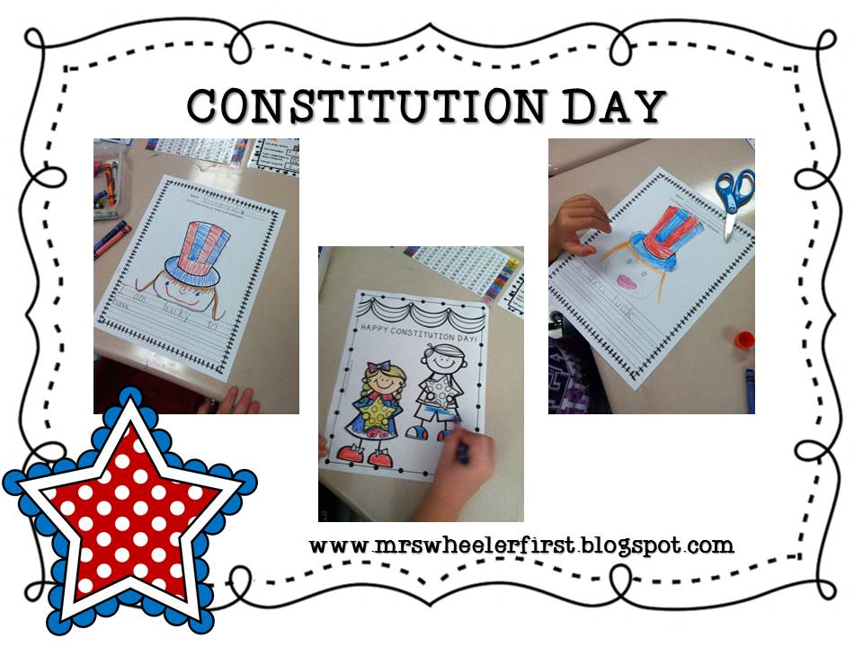 Mrs. Wheeler's First Grade Tidbits: Constitution Day