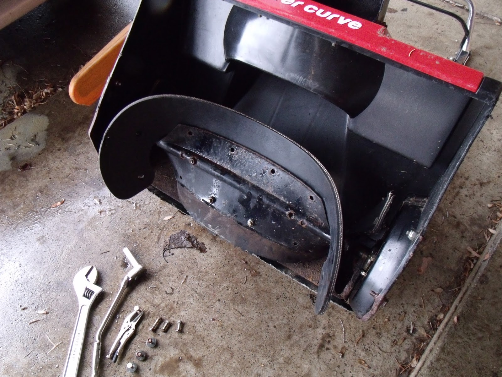 Gear Acres at Top of the Hill: Snowblower Paddle Replacement Easy Peasy