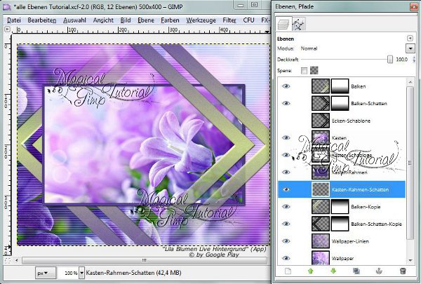 Magical Gimp-Tutorial: Gimp Tutorial "Flowers"