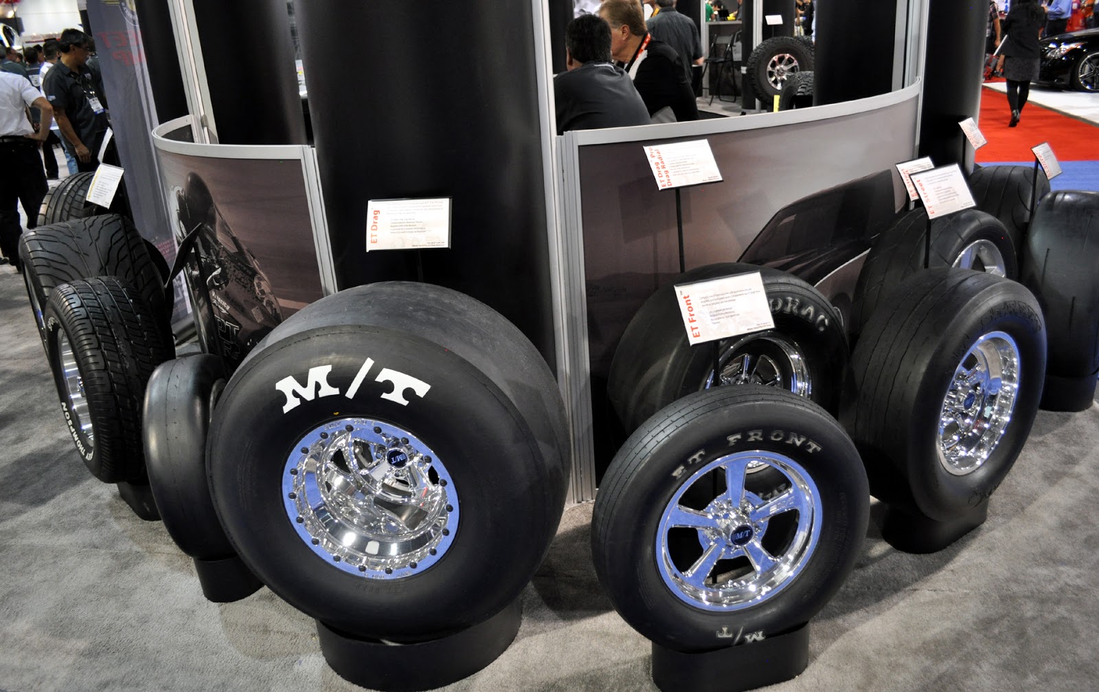 Just A Car Guy: The Mickey Thompson tire booth had a big variety to ...
