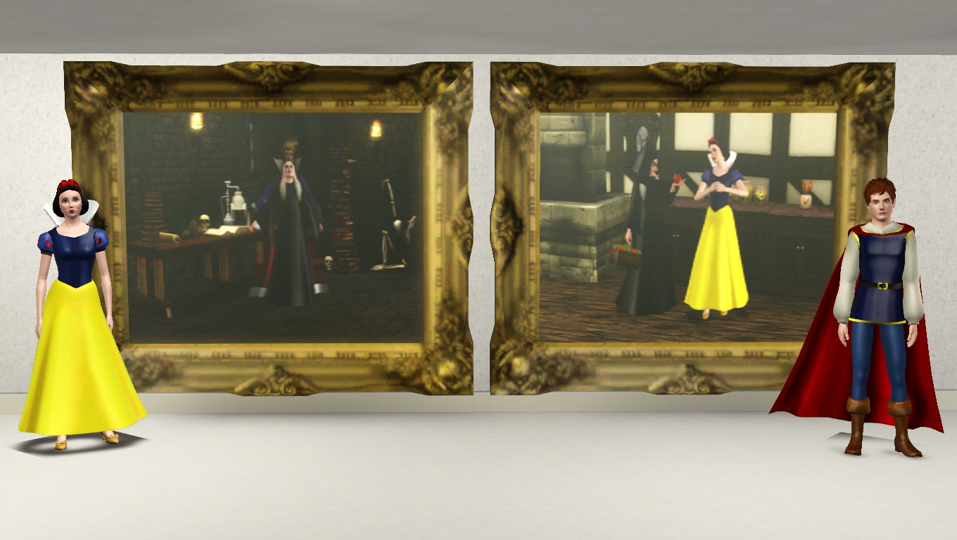 Sil Fantasy: Walt Disney Sims 3 Paintings