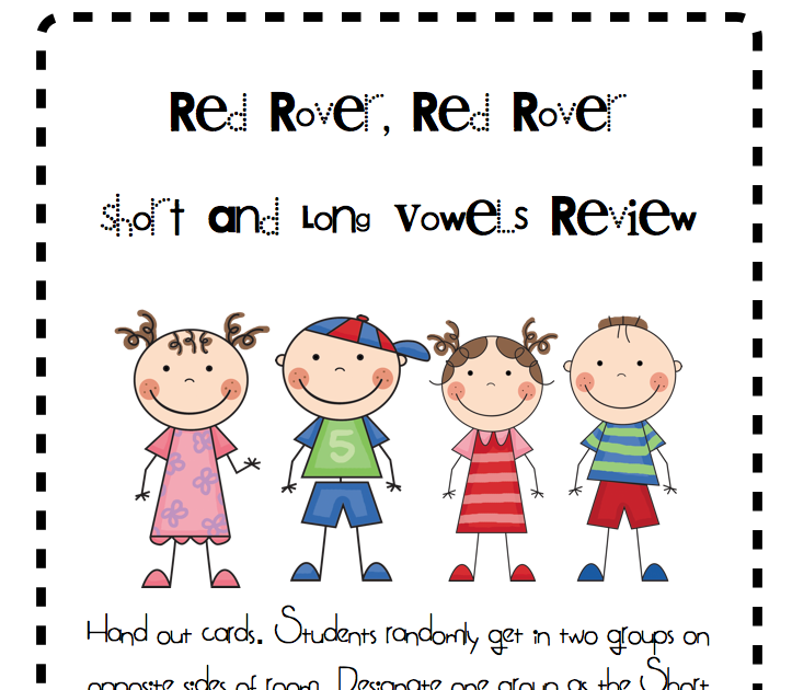 Pitner's Potpourri: Red Rover, Red Rover, Let the Vowels Come Over