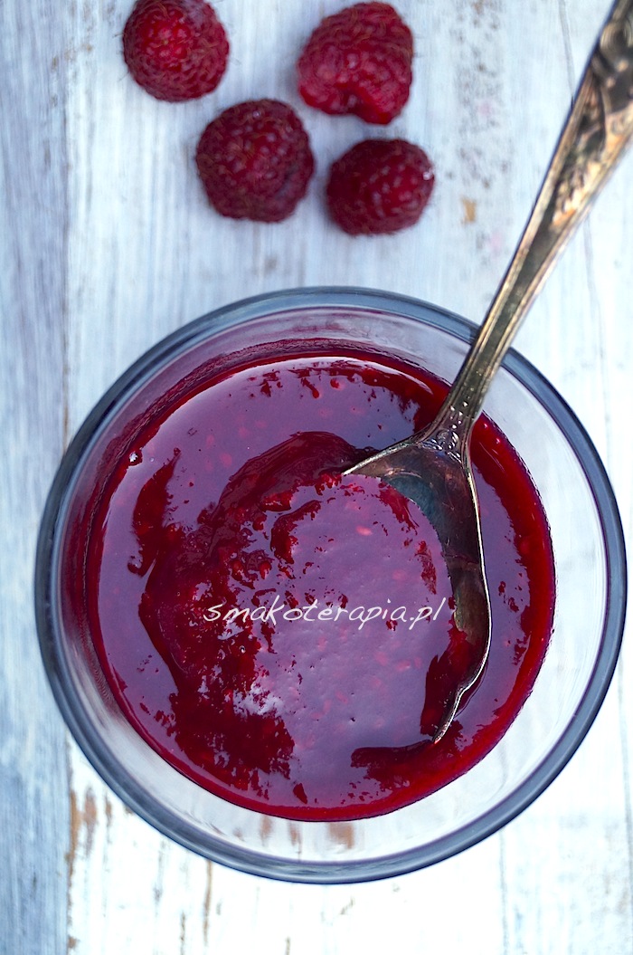 MALINOWY MUS NA ZIMĘ BEZ CUKRU – Smakoterapia