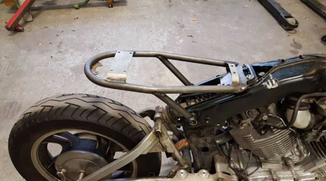 Yamaha Virago Cafe Racer Subframe Rear - Yamaha Old Bikes List