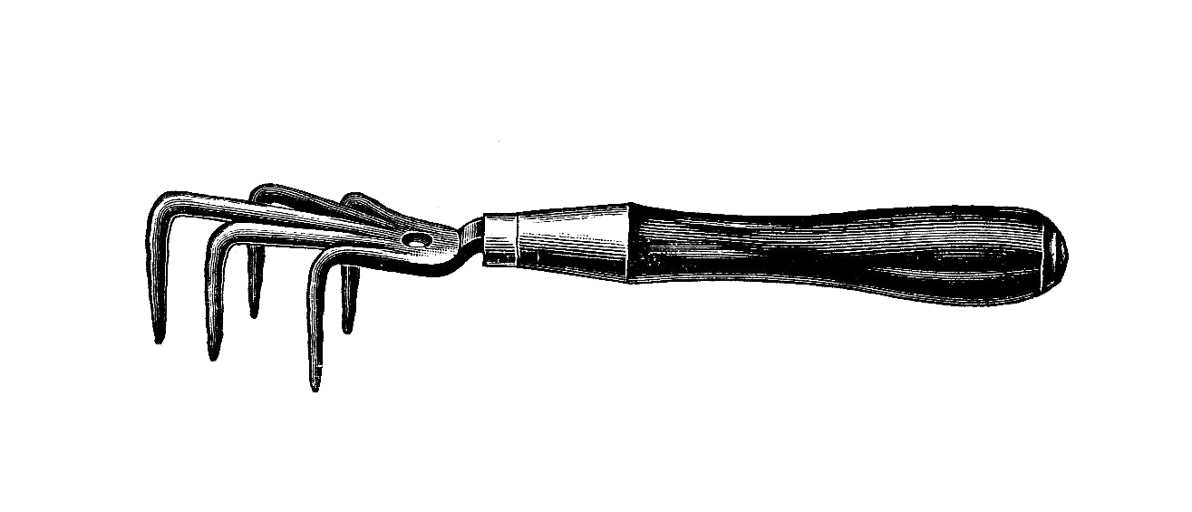 Digital Stamp Design: Free Gardening Tools Digital Stamp: Vintage ...