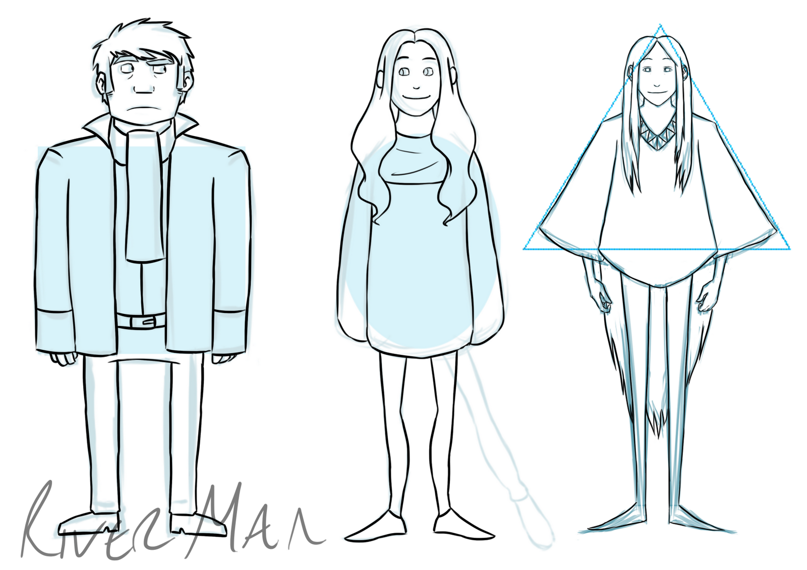 The River Man: Character Design Exercise 1