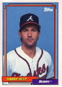 Completing the 1992 Topps set: 1991 Topps #870 Danny Heep