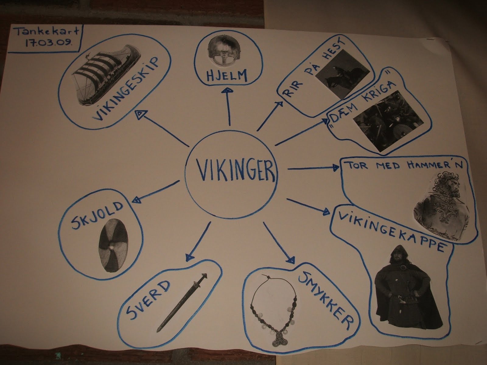 Frå bok til blyant: Elevane jobbar med teksten