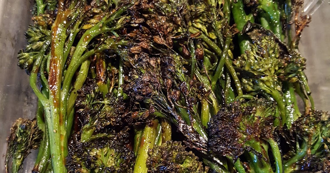 The Gourmet Diabetic: Roasted Broccolette
