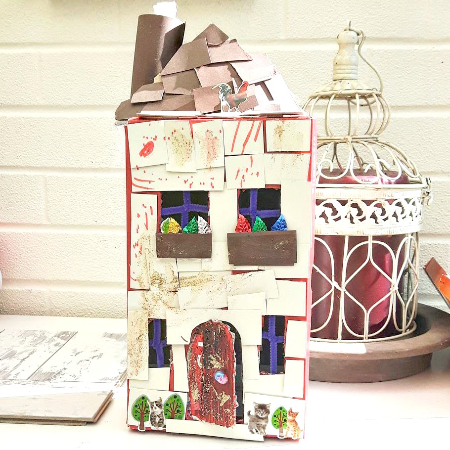 Wafflemama.: Kid Crafts >> Little Shoe Box Houses