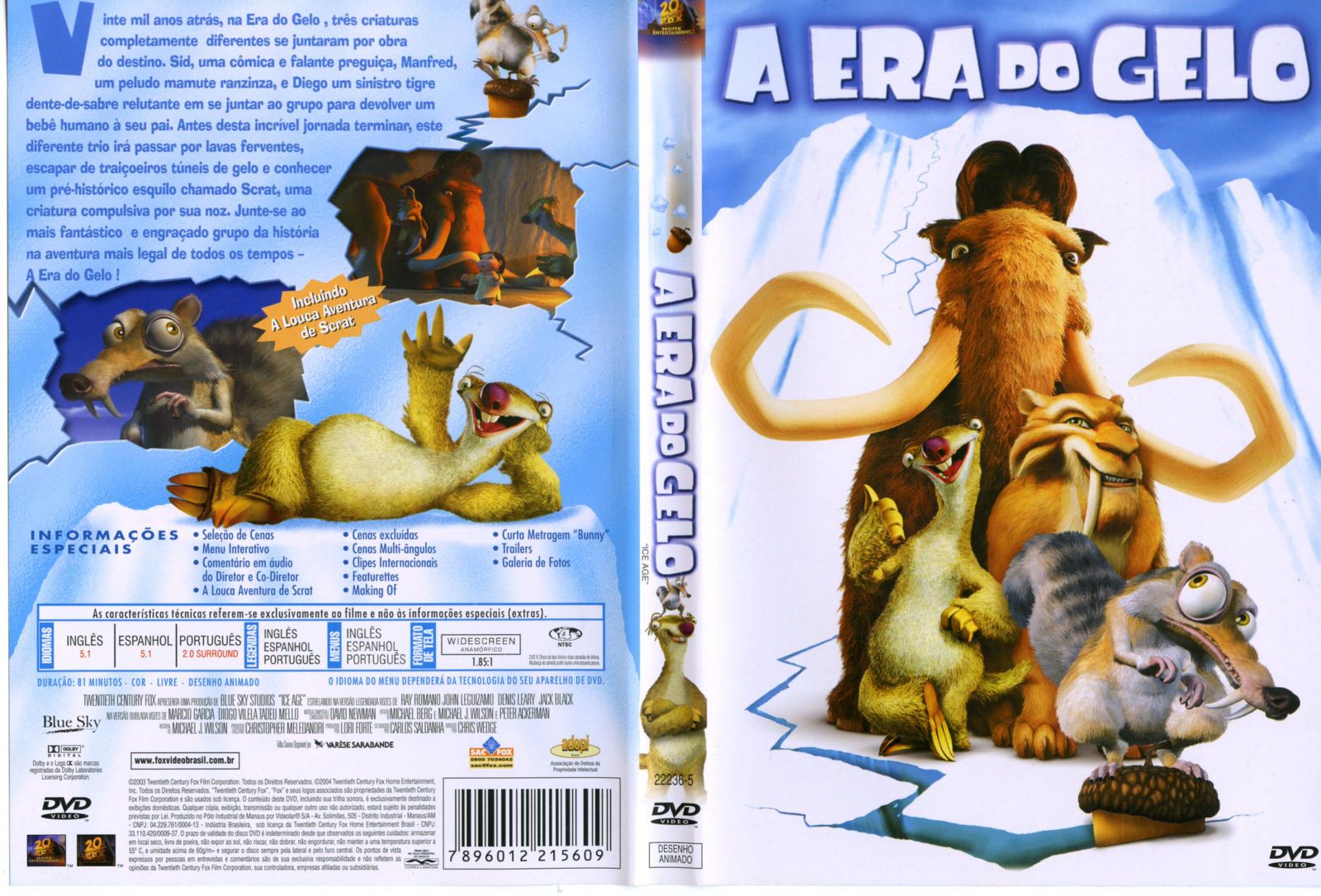 Dicas de Filmes: Trilogia A Era do Gelo