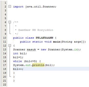 Perulangan (Looping) pada pemrograman Java netbeans - KUBAGI BLOG