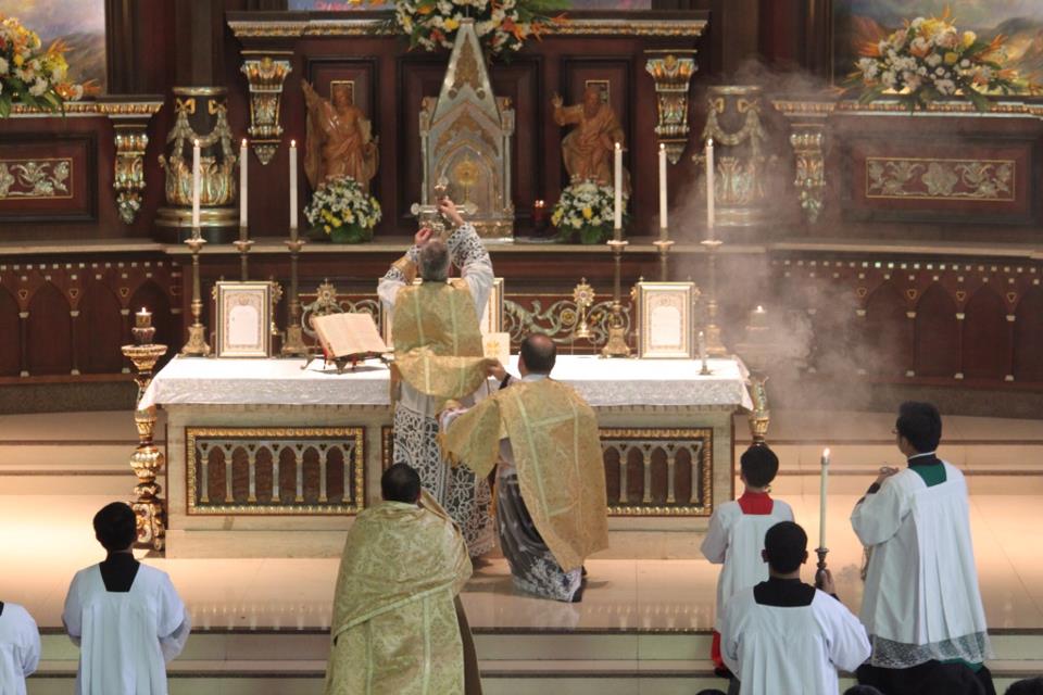 sense of the sacred: Solemn High Mass at Holy Family Parish