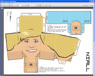One Direction DIY: One Direction Paper Dolls