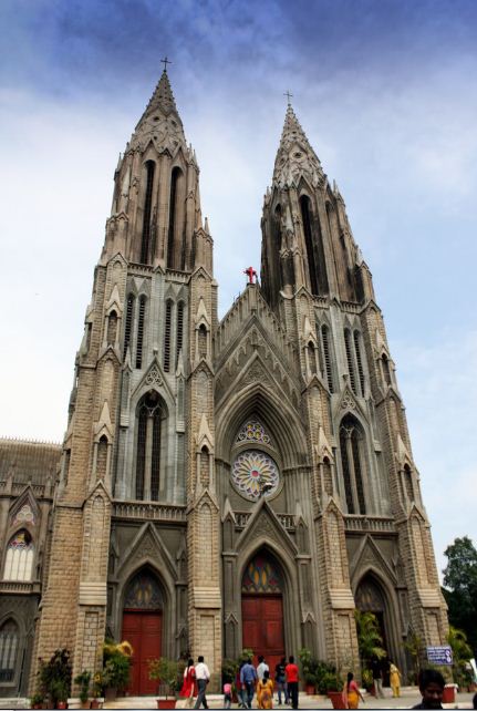Saint Philomena Cathedral in Mysore, India | Indian Religious Temples