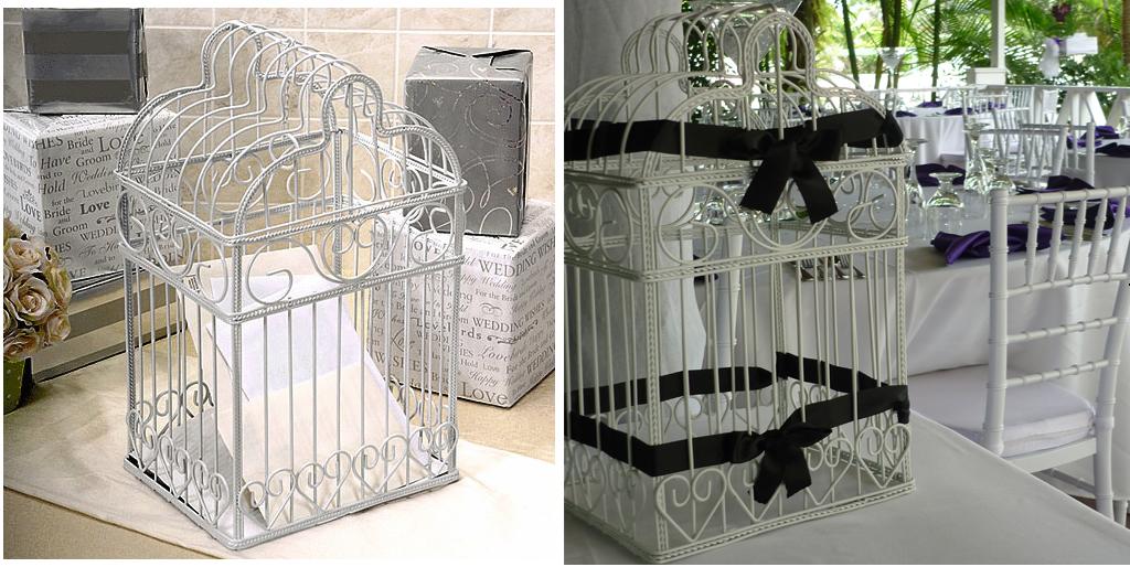 SANOJAH'S: Wedding Bird Cage $25 Decorated
