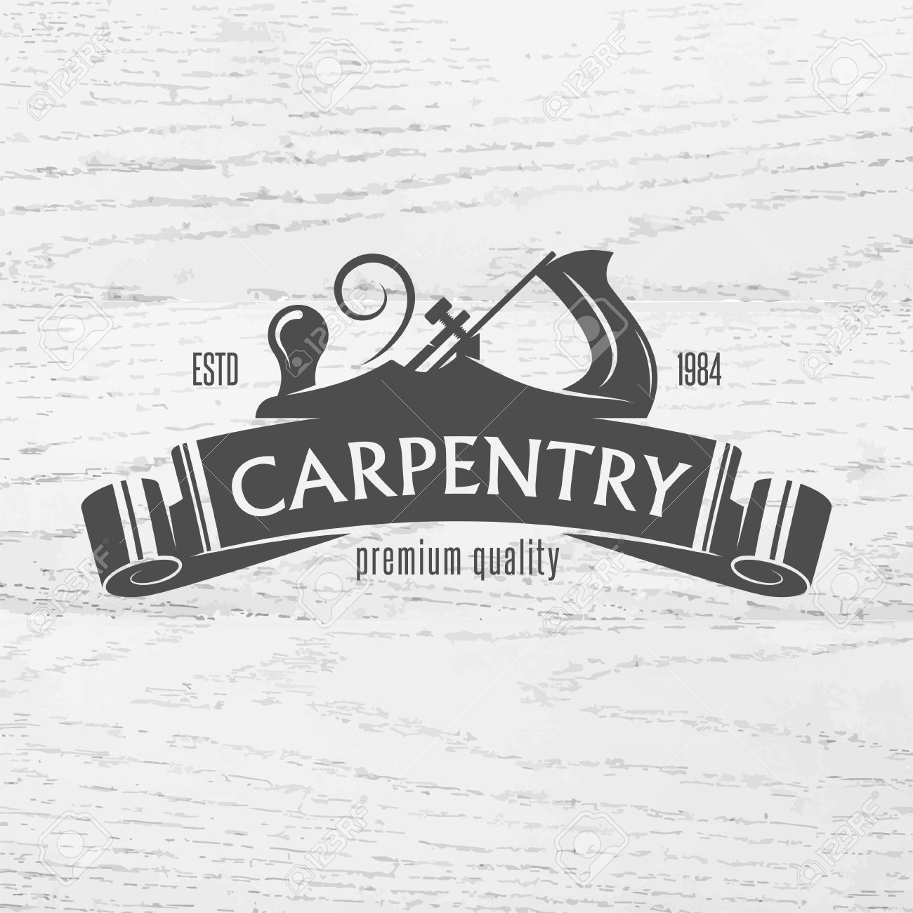 Reka Karya Doors: Vintage Carpentry Logo Ideas