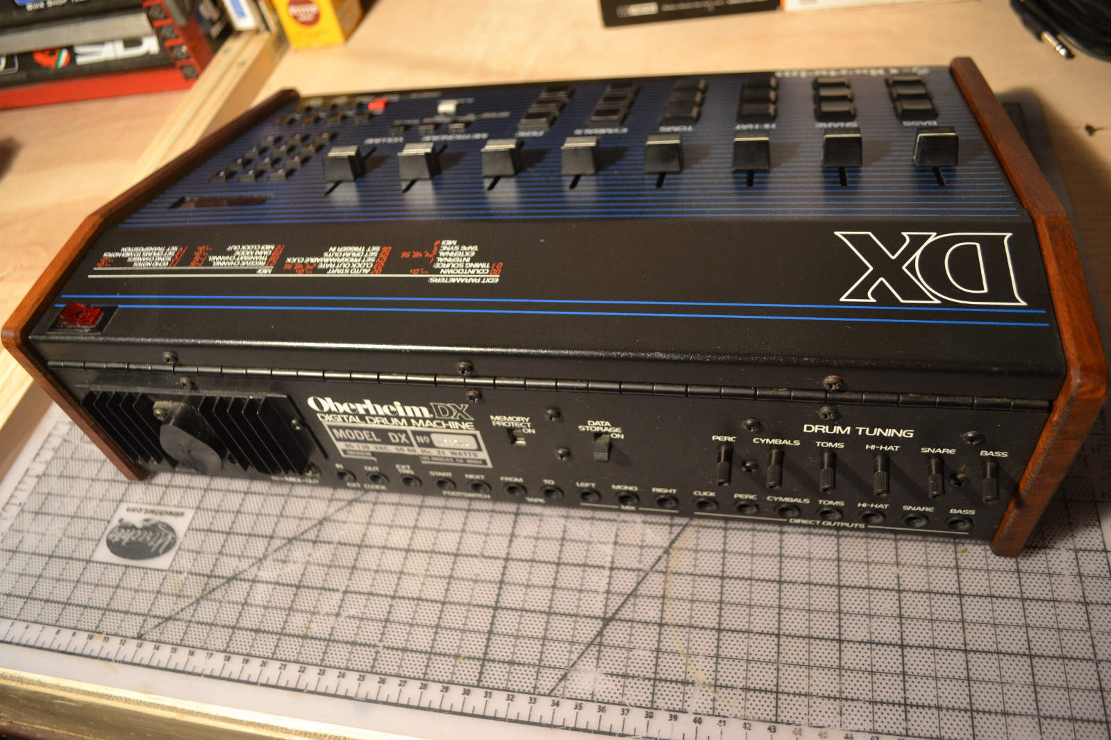 MATRIXSYNTH: Vintage Oberheim DX Digital Drum Machine