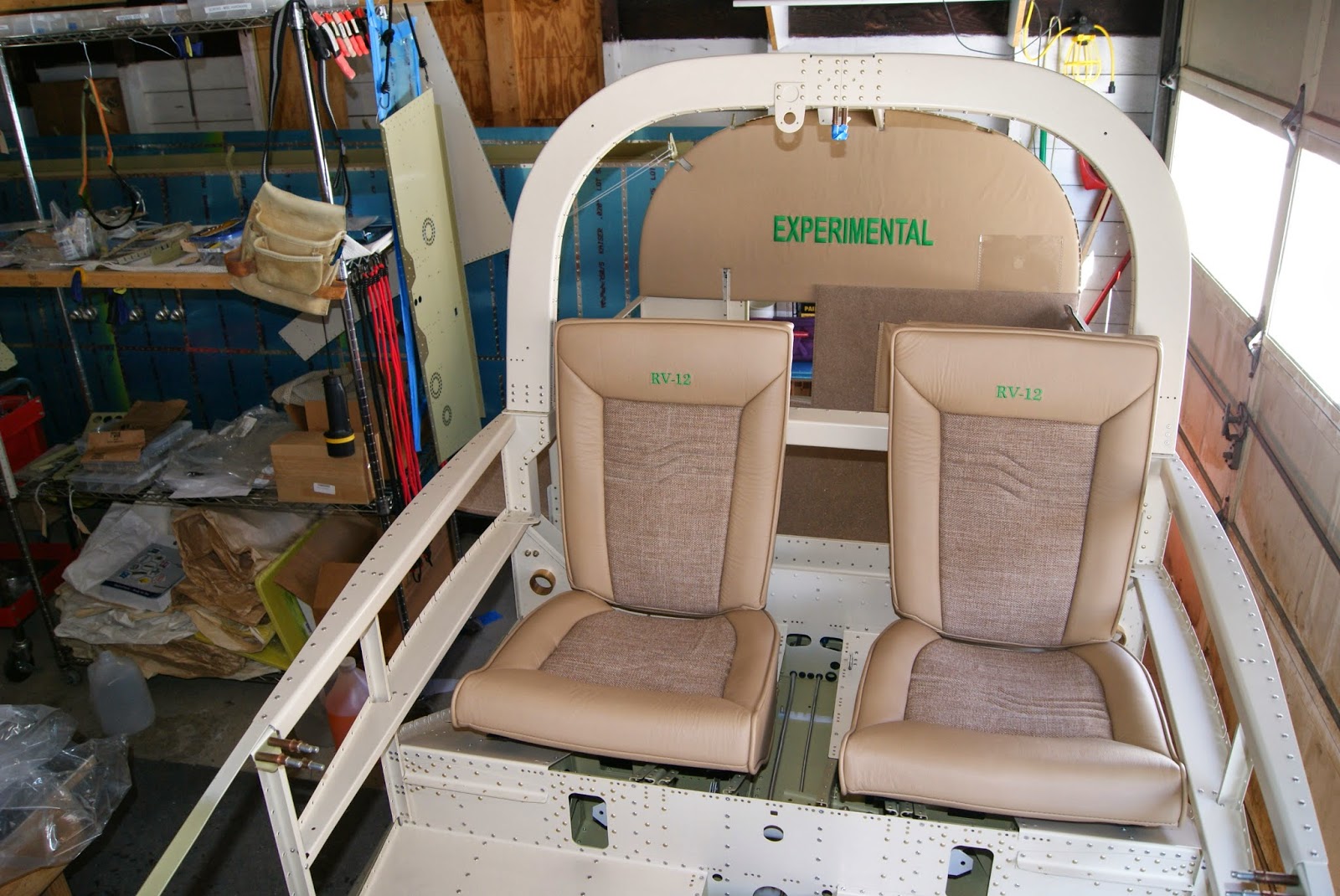 DOG Aviation John's RV-12 Blog: RV-12's Flightline Interior Arrives