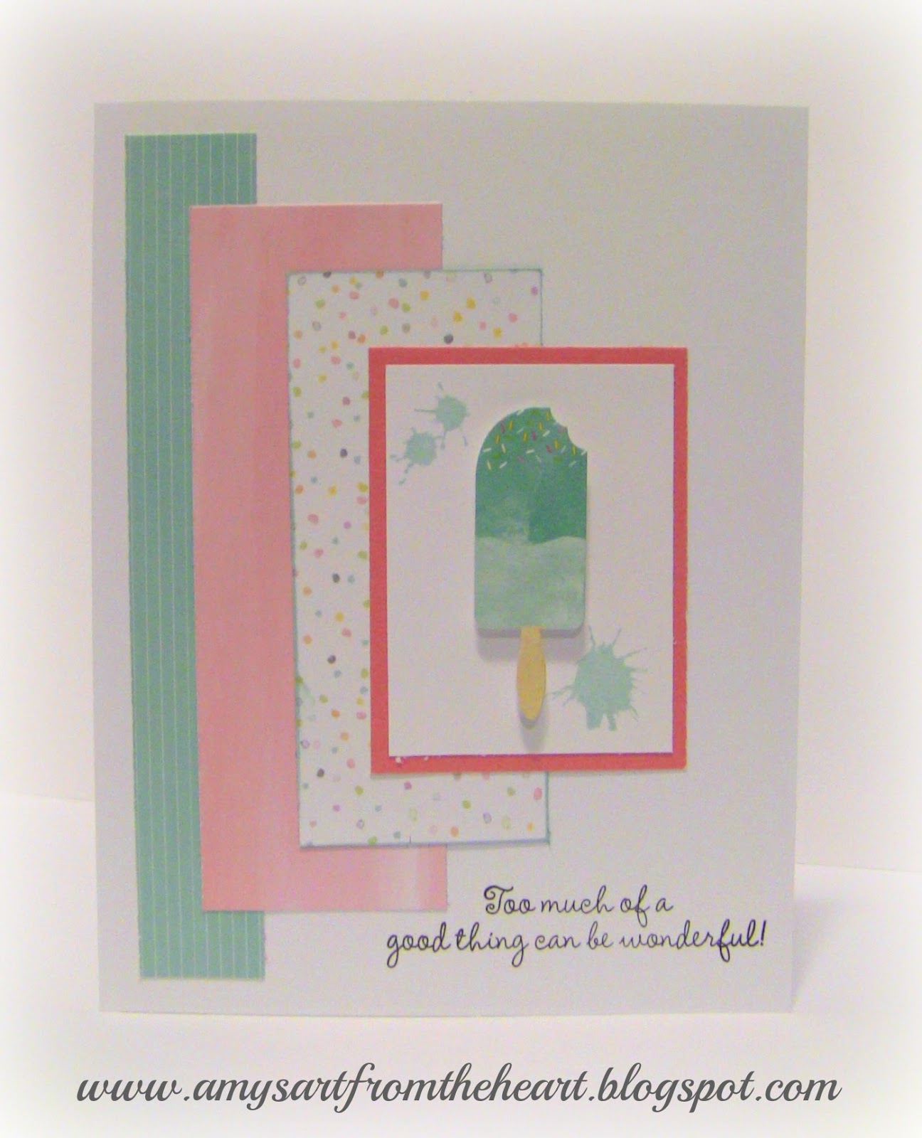 Amy's Art from the Heart: Calypso Popsicle