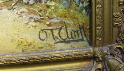 O.T. Clark British Painter 1850-1921