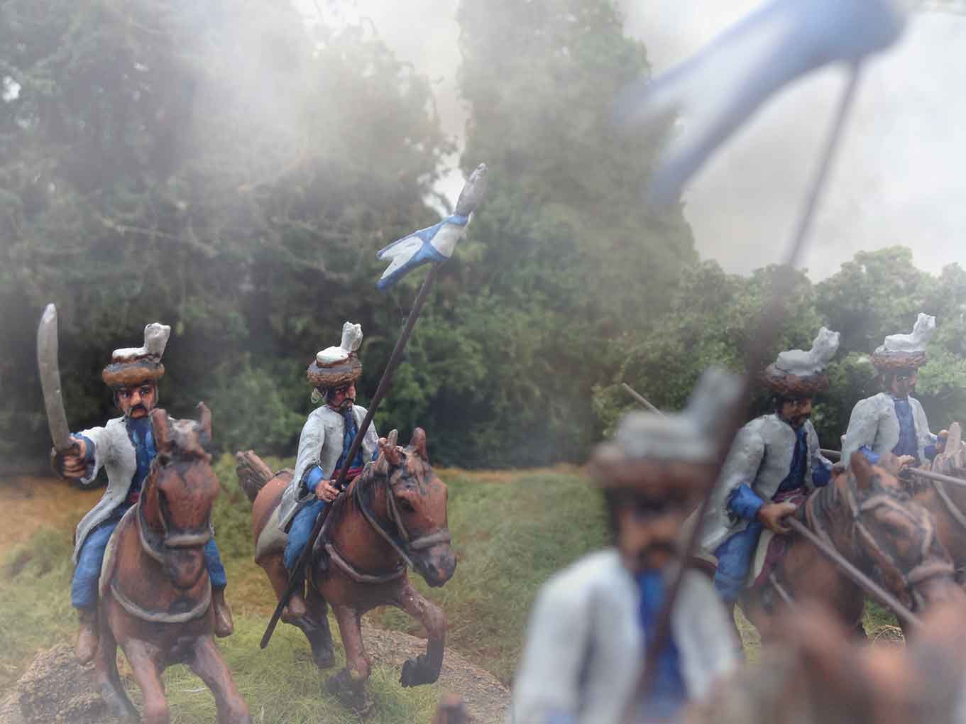 Scheck´s Zinnsoldatenkriege: Prussian Red Hussars