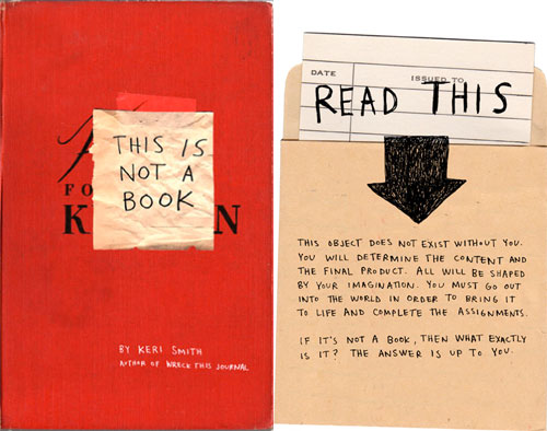 This Side Up Libros: This is Not a Book. Keri Smith