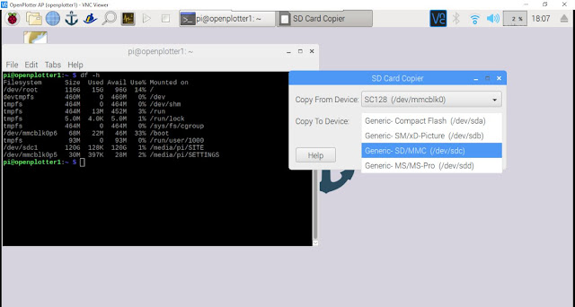 Matilda's Journey: Raspberry Pi OpenPlotter Making a System BackUp