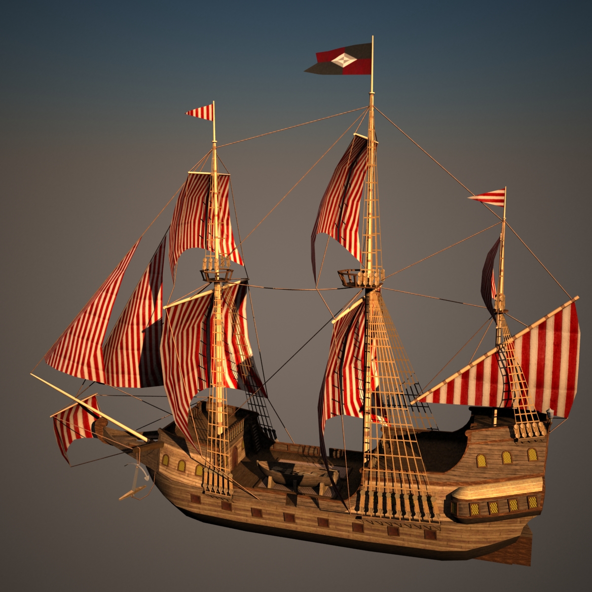 CIPHRA Graphics 3D: Galeón
