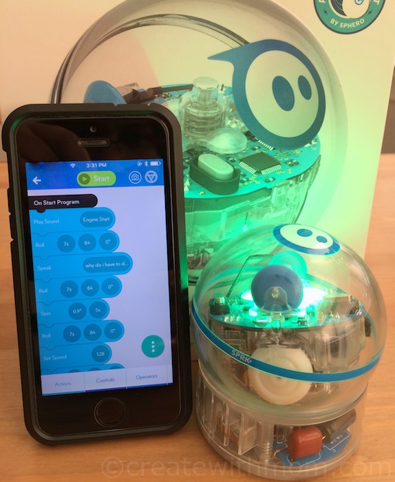 Create With Mom: Sphero SPRK Edition App-Controlled Robot is Fabulous ...