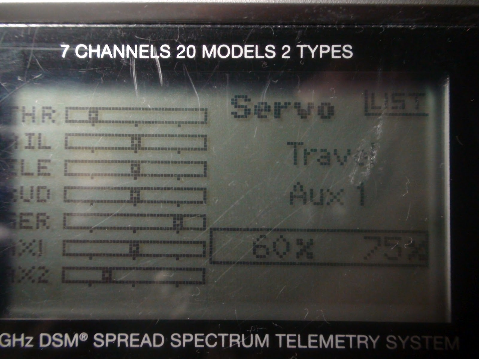 阿肚筆記 Arduino Notes: Spektrum DX7s 的6種模式設定