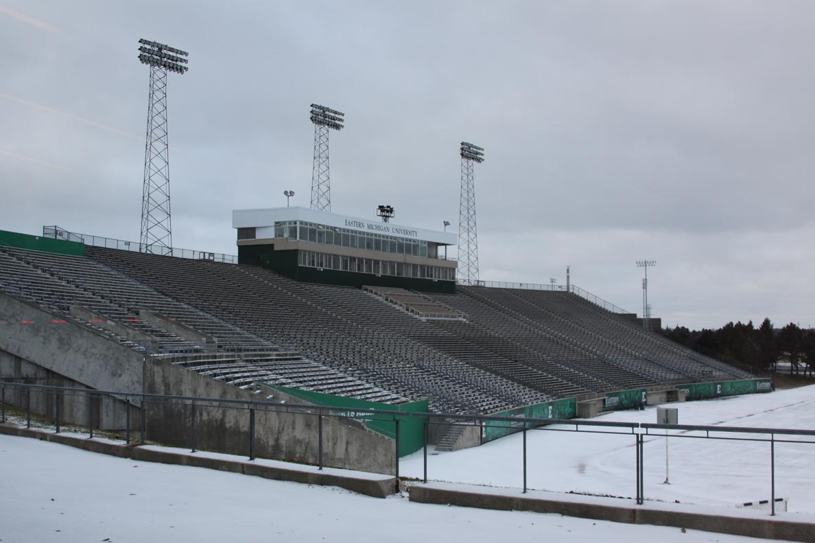Michigan Exposures: Rynearson Stadium in the Winter