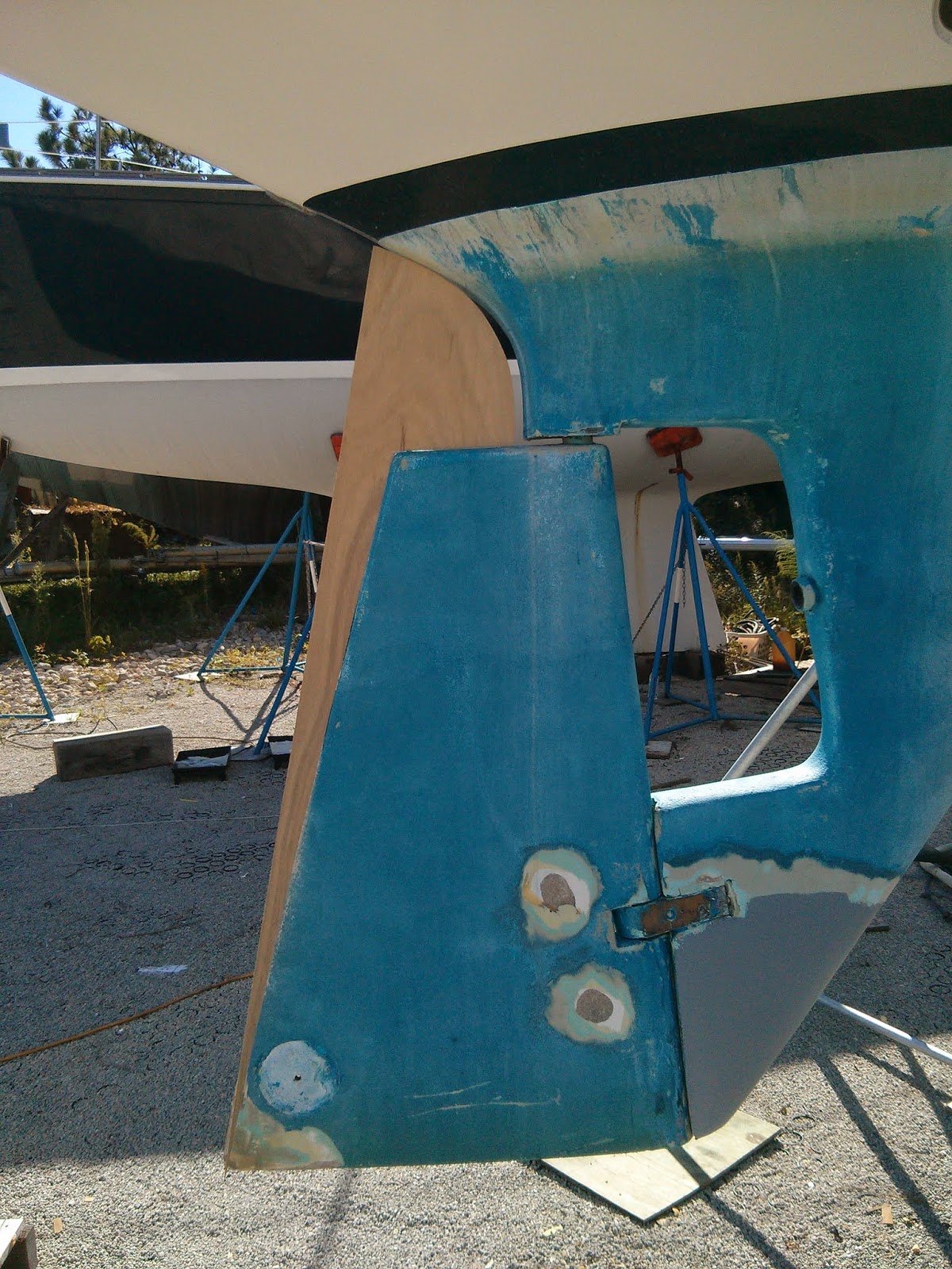 SV Pilgrim: Creating A Template for Morgan 382 Rudder Modifications