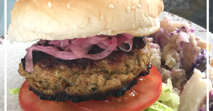 Sweet Chili Lime Chicken Burgers