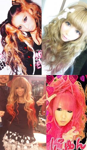 KiLaKiLa Glam: Gyaru hair color Ideas for me...