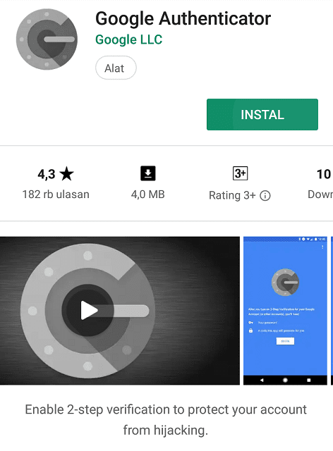 Cara Memasang Google Authenticator di Akun Indodax