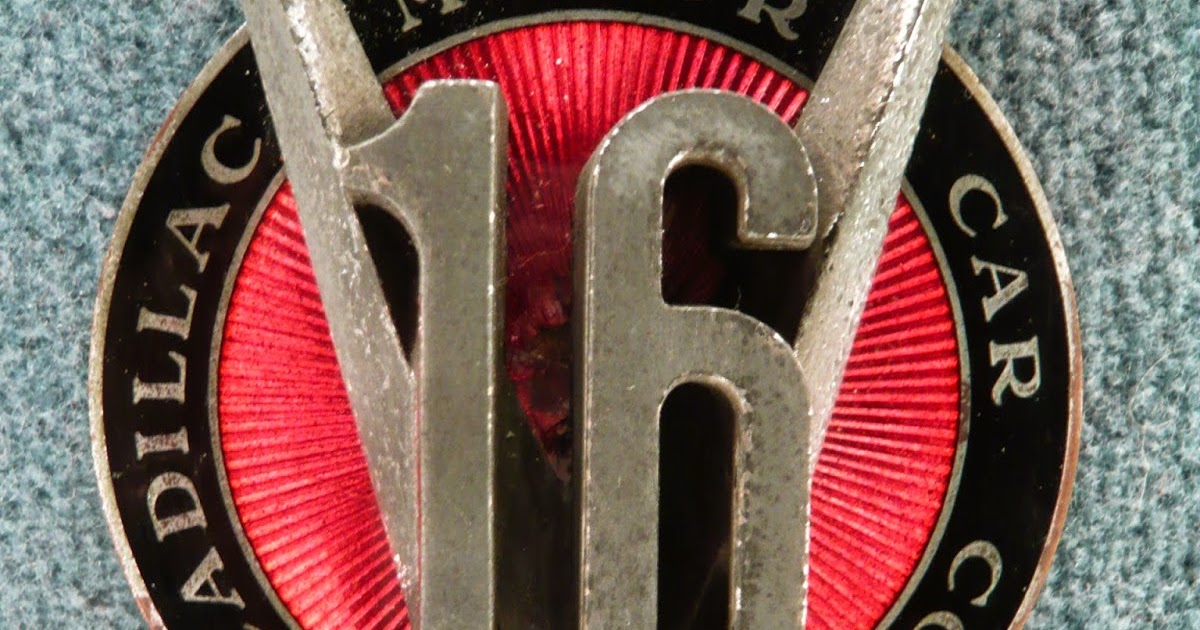 RadiatorEmblems: V - 16 automobile emblems