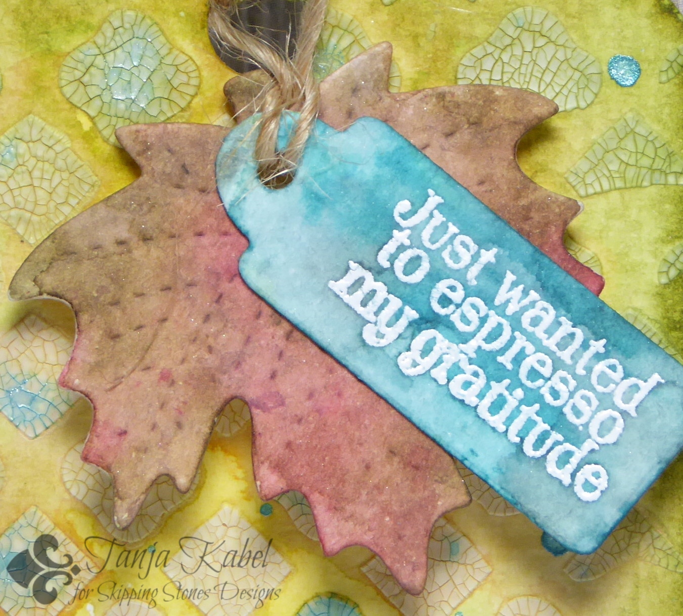 Little Art Cottage: Espresso my Gratitude Tag