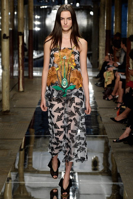 Fashion and Sarcasm: LFW: Dissecting Flowers at Christopher Kane Spring ...